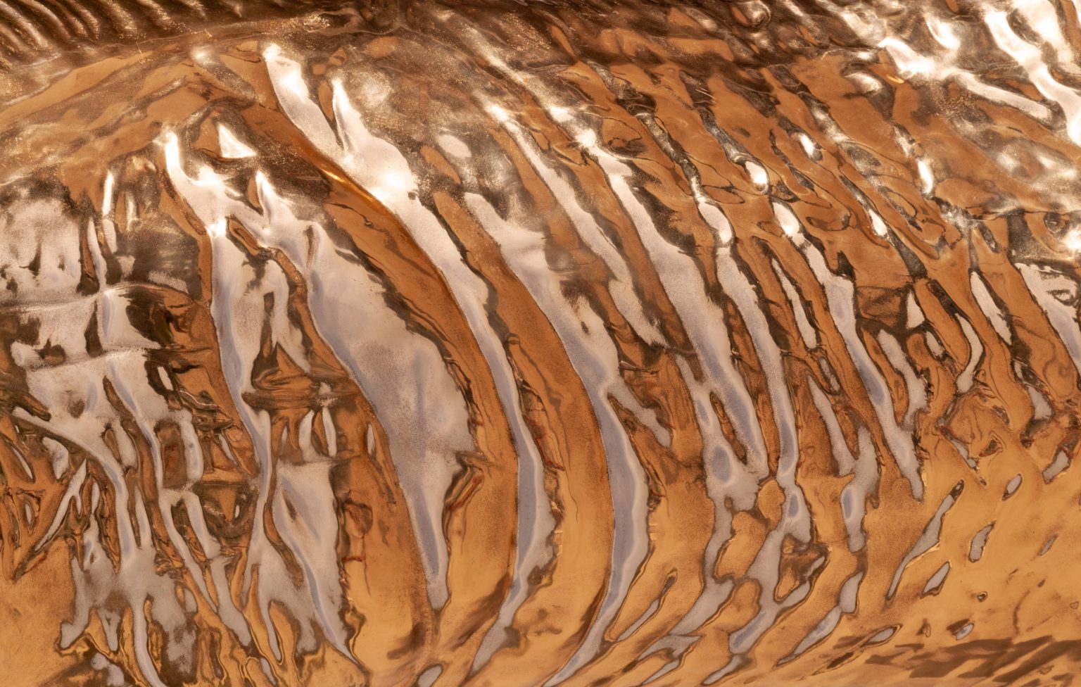 Abstract golden wrinkled surface - PatternPictures