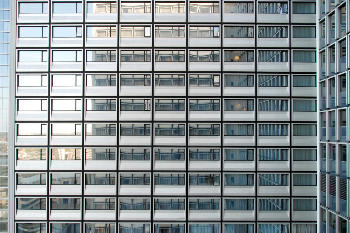 Skyscraper Windows Close-up Pattern - PatternPictures