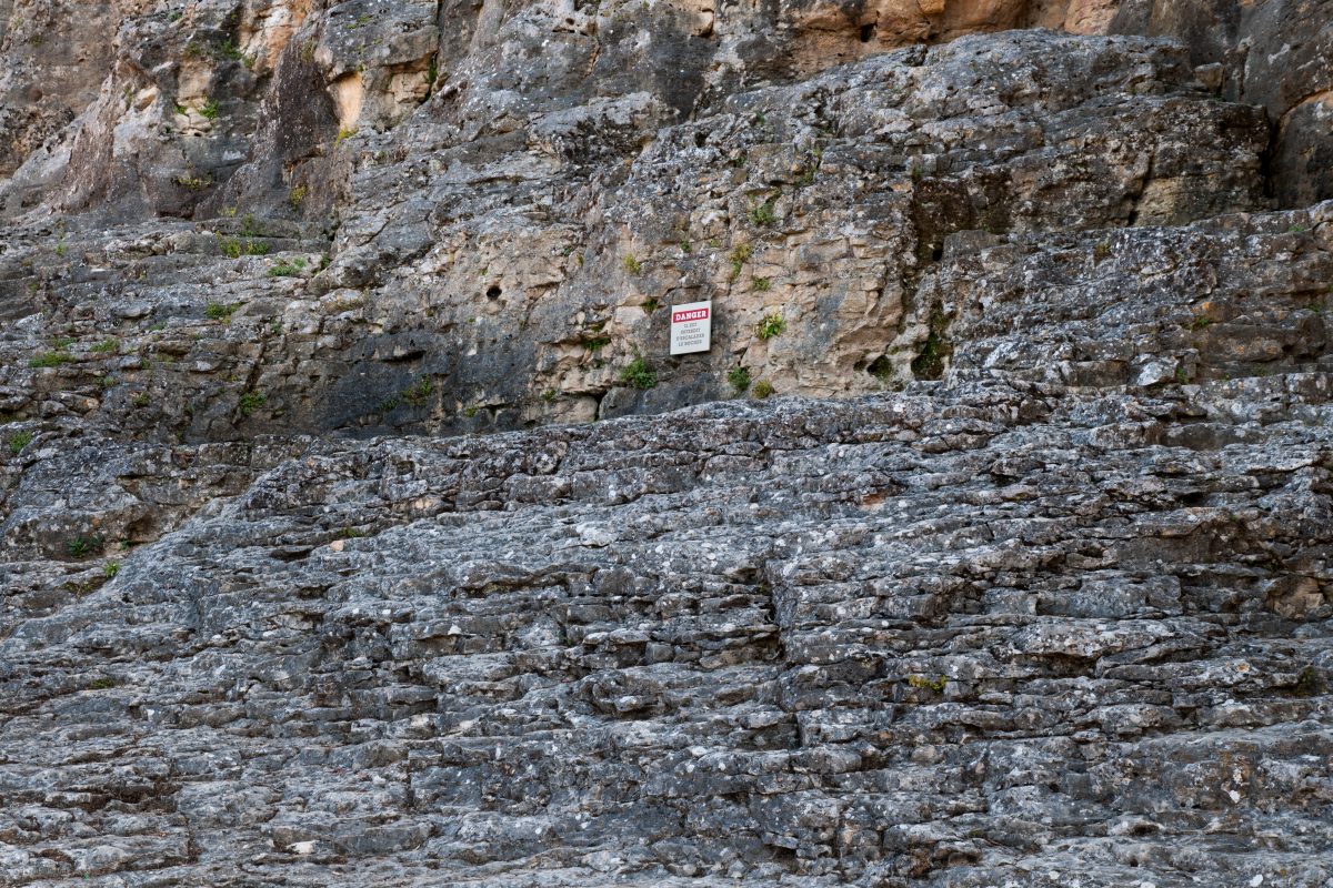 Metal Red White Erosion Art - PatternPictures