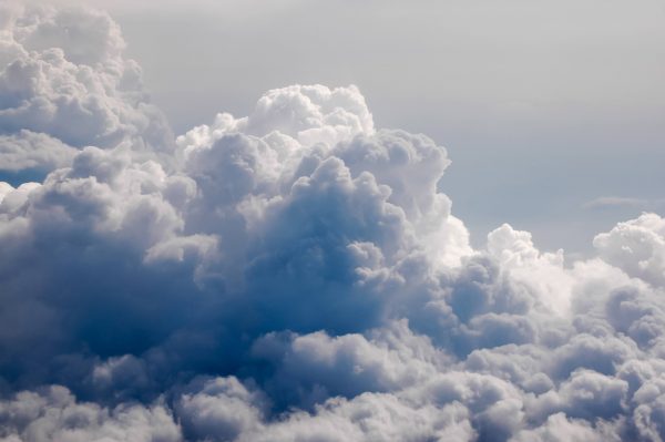 Stretched clouds landscape - PatternPictures