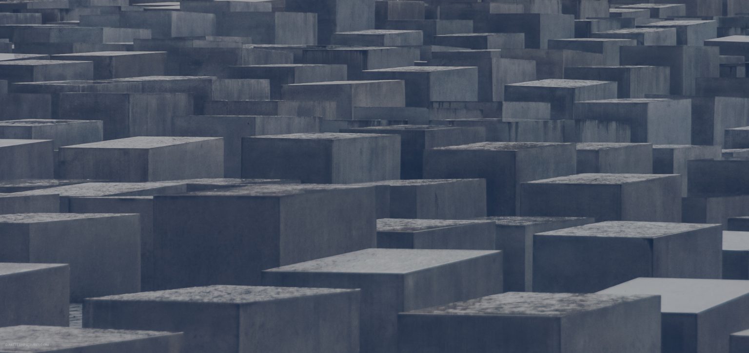 Stone blocks formation holocaust monument - PatternPictures